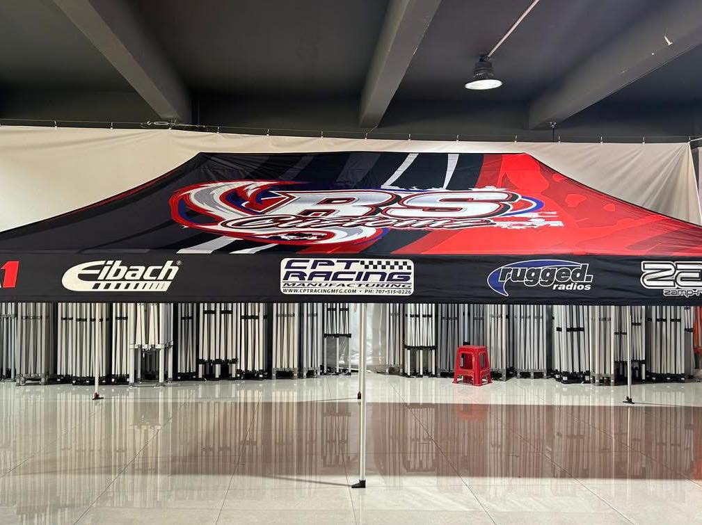 Custom 10x20 Racing Canopy with Digital Print - Rs Customs Llc